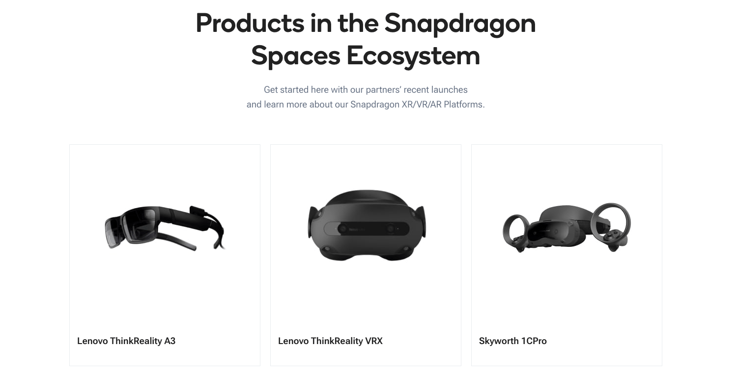 Devices - Snapdragon Spaces